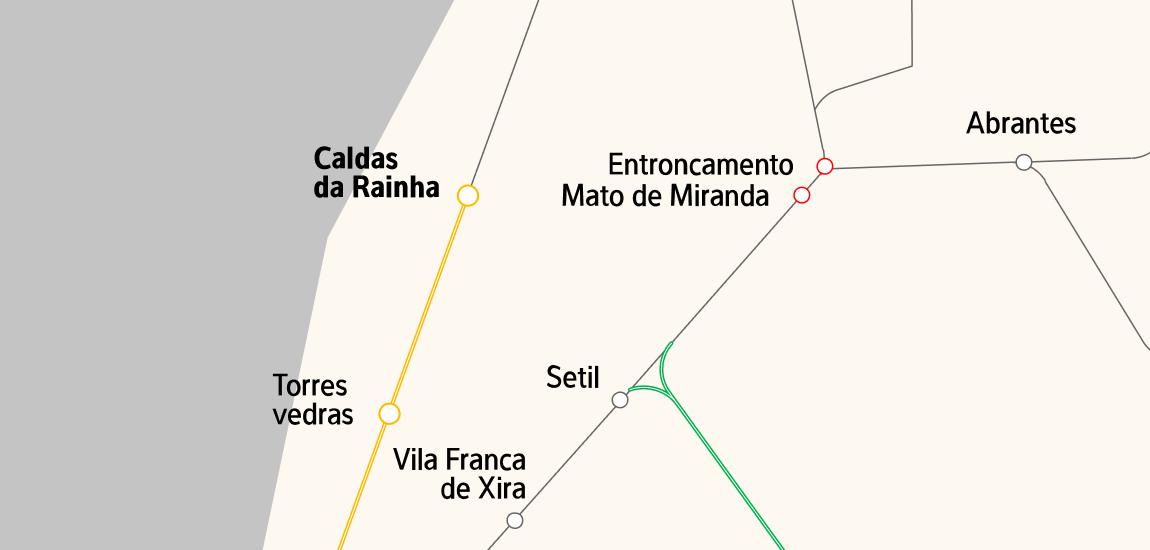 Linha do Oeste, Troço Torres Vedras - Caldas Da Rainha ...