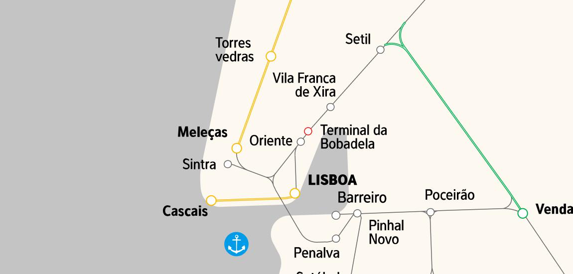 Linha do Oeste, Troço Mira Sintra - Meleças - Torres Vedras ...