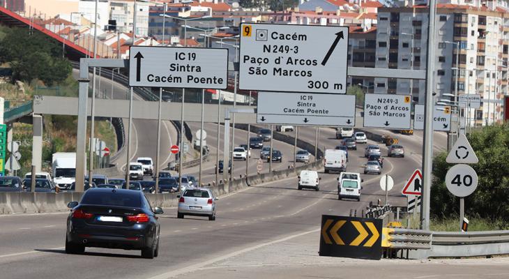 Corte de tráfego no IC 19 | Infraestruturas de Portugal